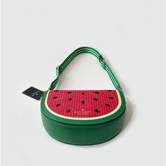 kate spade | Bags | Kate Spade Watermelon Luna Crescent Crossbody Bag ...